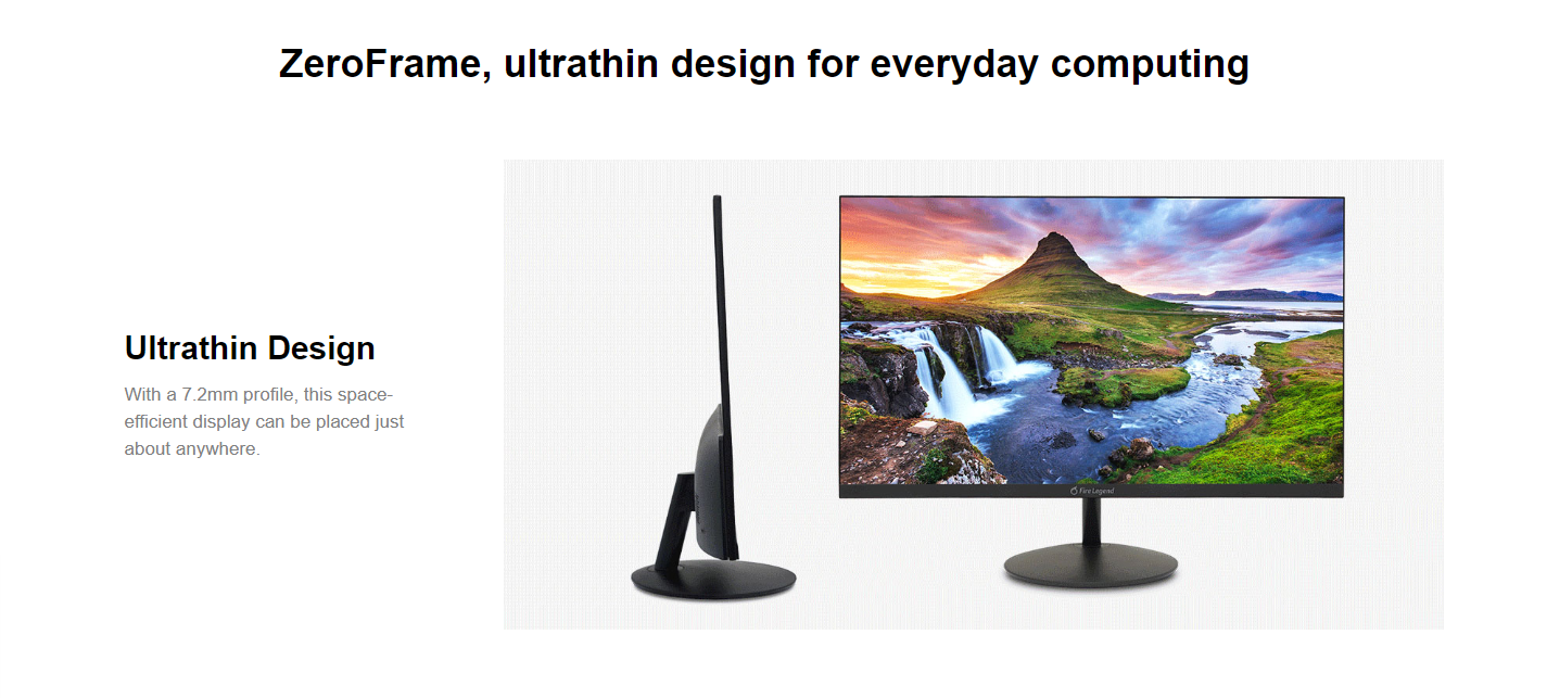 Acer 27″ AOPEN (27SA2) (VGA+HDMI) / FHD / Ultrathin Design / AMD FreeSync / 1ms - The Digital ...